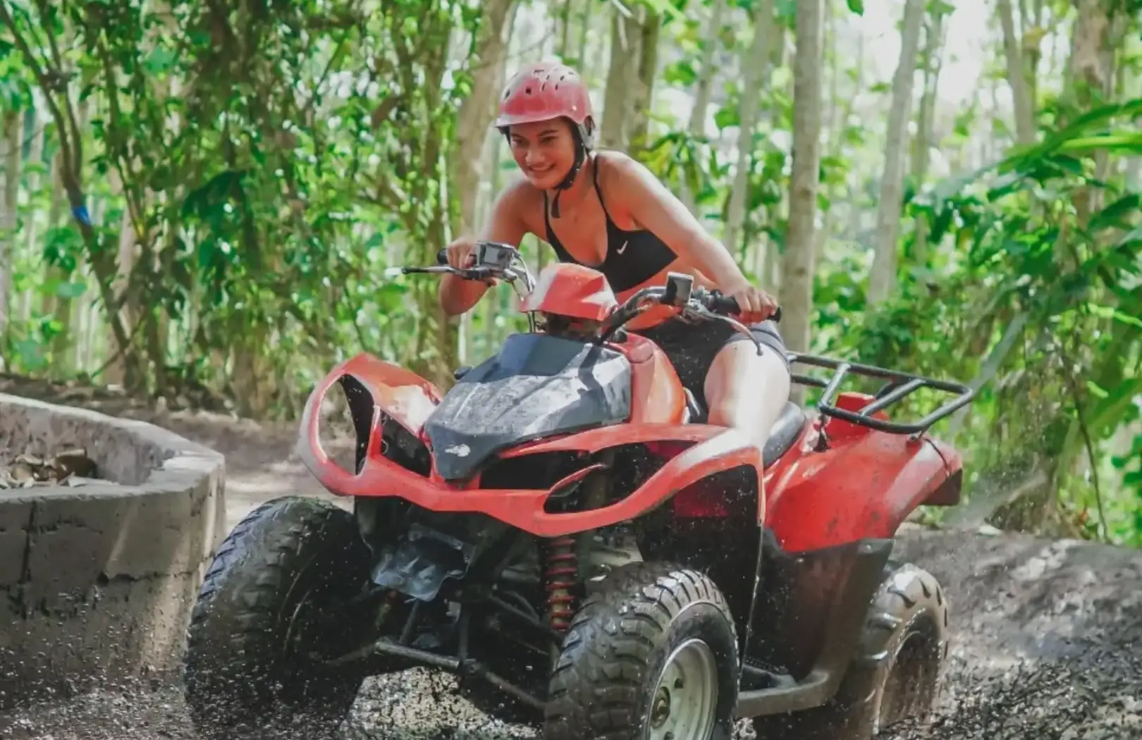 Bali Quad Bike Adventure Through Natural Cave & Waterfall Trail - Bali ...