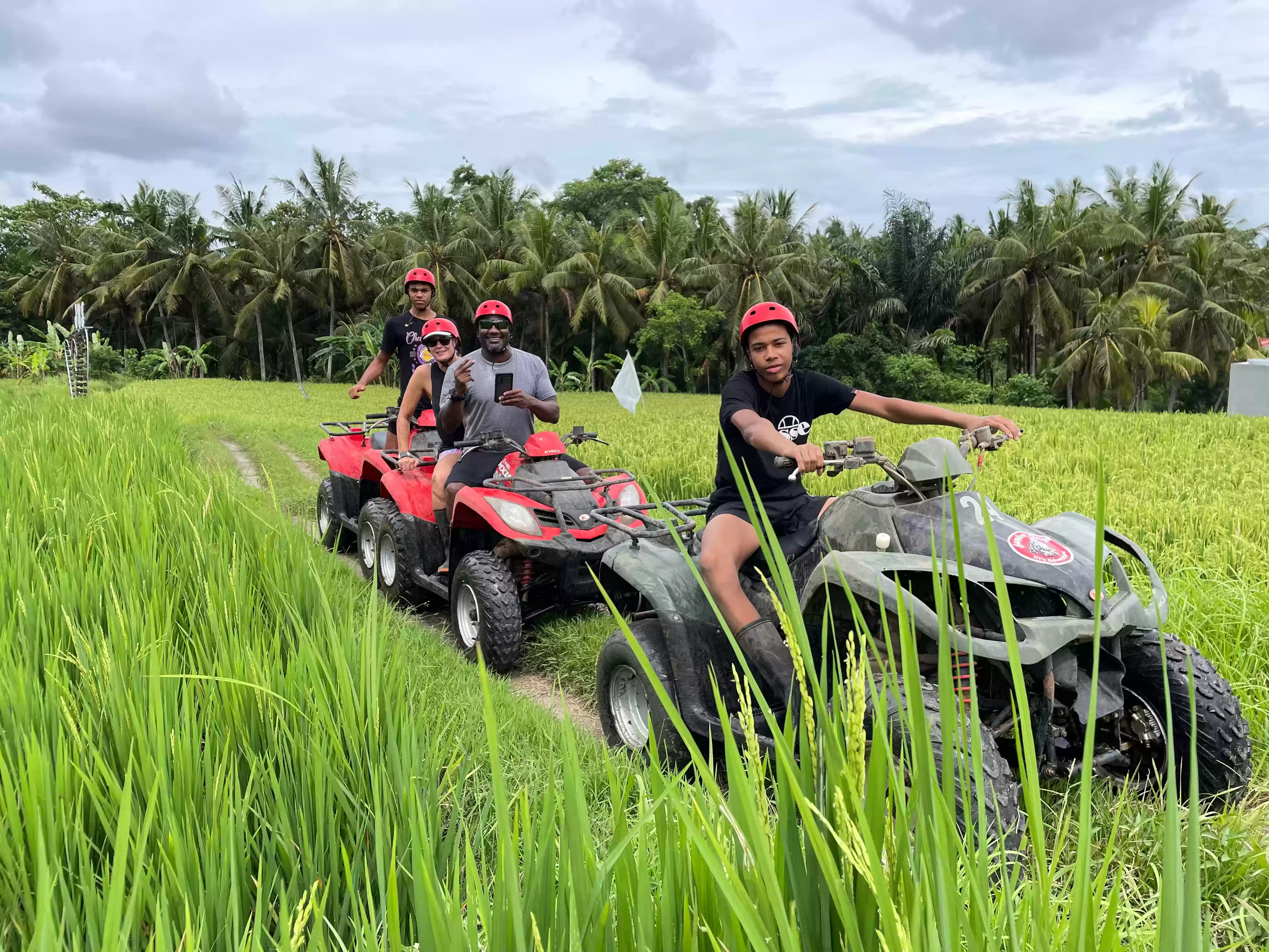 Bali Quad Bike Adventure Through Barong Face Cave & Jungle Waterfall - Bali Quad Bike