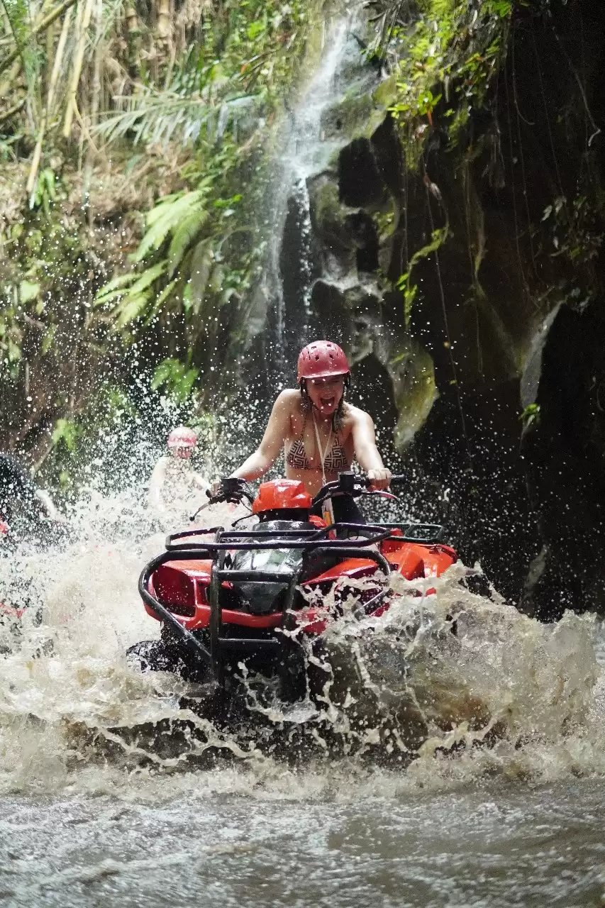 Bali Quad Bike Adventure Through Natural Cave & Waterfall Trail - Bali Quad Bike